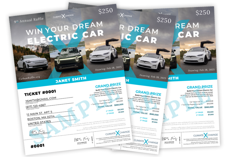 Win your Dream Electric Car! Get tickets for our 9th Annual Raffle.